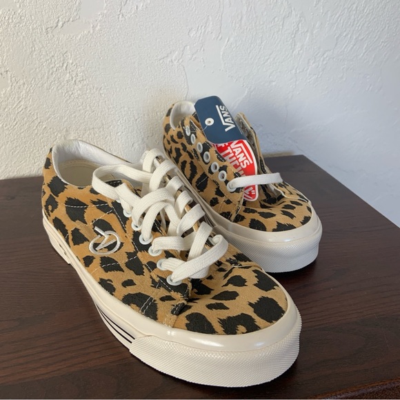 Vans | Shoes | Vans Style Sid Leopard Print Platform Sneakers Size 7w ...